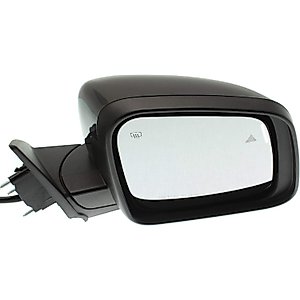 Kool Vue Driver & Passenger Side Power Heated Mirrors for Dodge Durango 2011-2022 With Signal Light, Blind Spot Monitor & Memory; Without Auto-Dimming Paintable