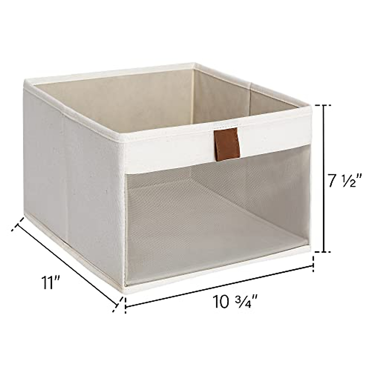 StorageWorks Closet Storage Bins with Clear Window 3 pack, Underbed Storage Box, Under Bed Clothes Organizer With Sturdy Structure and Ultra Thick Fabric 2 pack