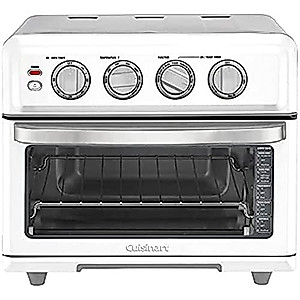 Cuisinart TOA-70W AirFryer Toaster Oven with Grill - White Bundle with Cuisinart Advantage 6-Piece Ceramic Coated Serrated Steak Knife Set