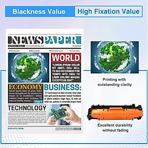 Compatible for HP 207A Toner Cartridge Replacement for 207A W2210A W2211A W2213A W2212A Toner Cartridge for HP Laserjet Pro M255dw M255nw M282nw M283fdn M283fdw Black Ink