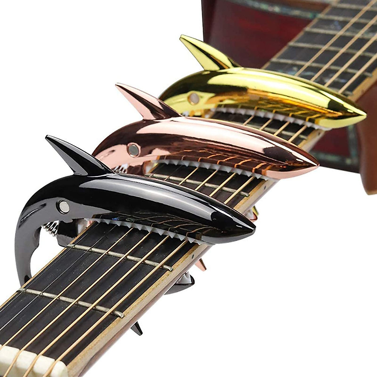 Capo,Guitar Capo for Acoustic Guitar and Electric Guitar,Ukulele,Mandolin,Banjo,Shark Capo Looks Cool-Notherss