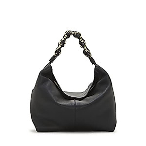 Vince Camuto womens Lyona Hobo Bag, Black, One Size US