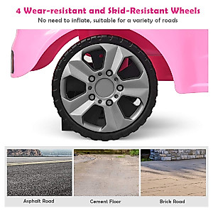 Costzon Kids Push and Ride Racer, Ride On Push Car w/Horn, Music, Under Seat Storage, Handle, Foot-to-Floor Sliding Car Pushing Cart for Toddler, Gift Toy for Children Boys & Girls (Pink)