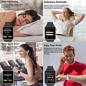 Bluetooth Smart Watch A1 Bluetooth GSM SIM Phone Smart Watch for Android Smart Phones (Silver)