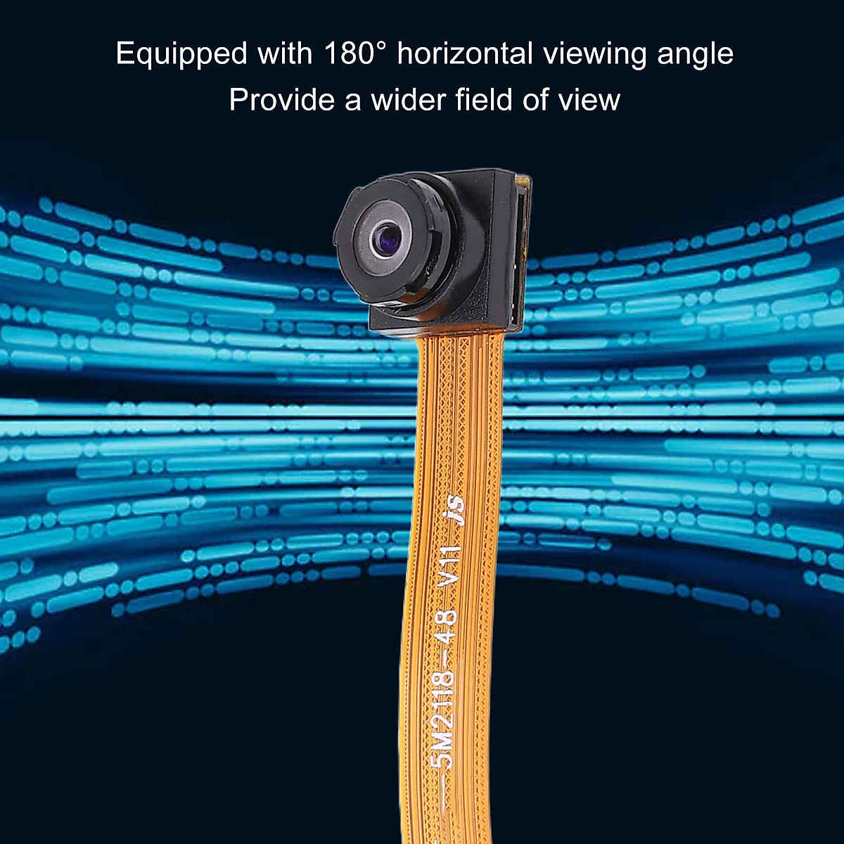 Camera Module, 5MP USB Interface Free Driver Automatic Focusing Performance Stable Video Network Camera Board Black