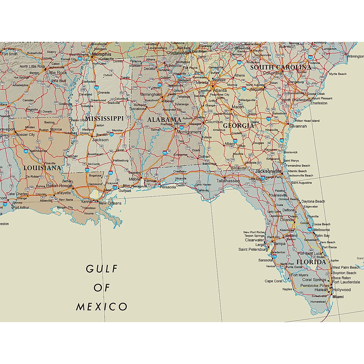 Swiftmaps World and USA Contemporary Premier 3D Two Wall Map Set (24x36 Laminated)