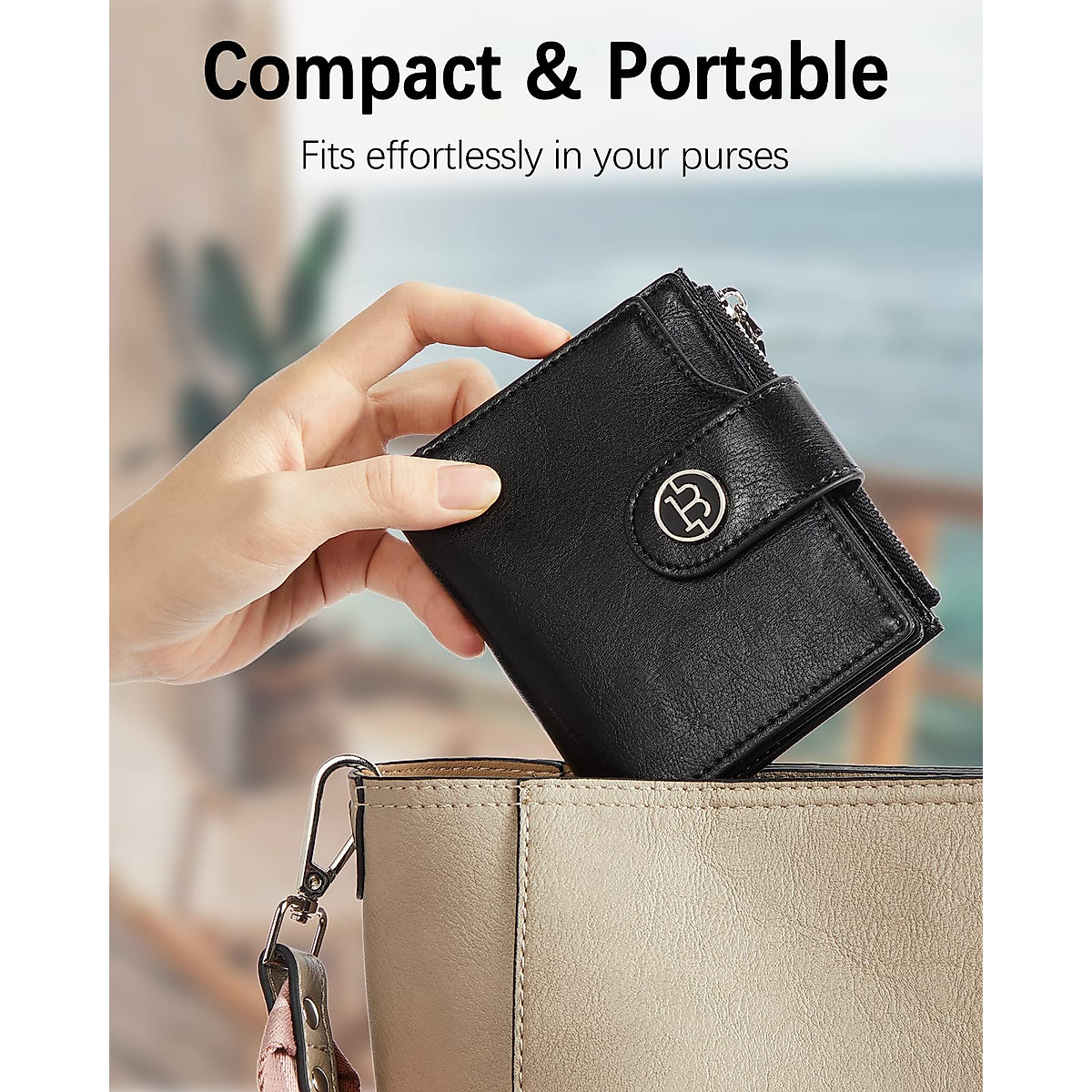 BOSTANTEN Small Crossbody Purse for Women Women Leather Small Wallet