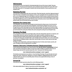 HFS (R) Heavy Duty Guillotine Paper Cutter -12'' (12'' Paper Cutter)