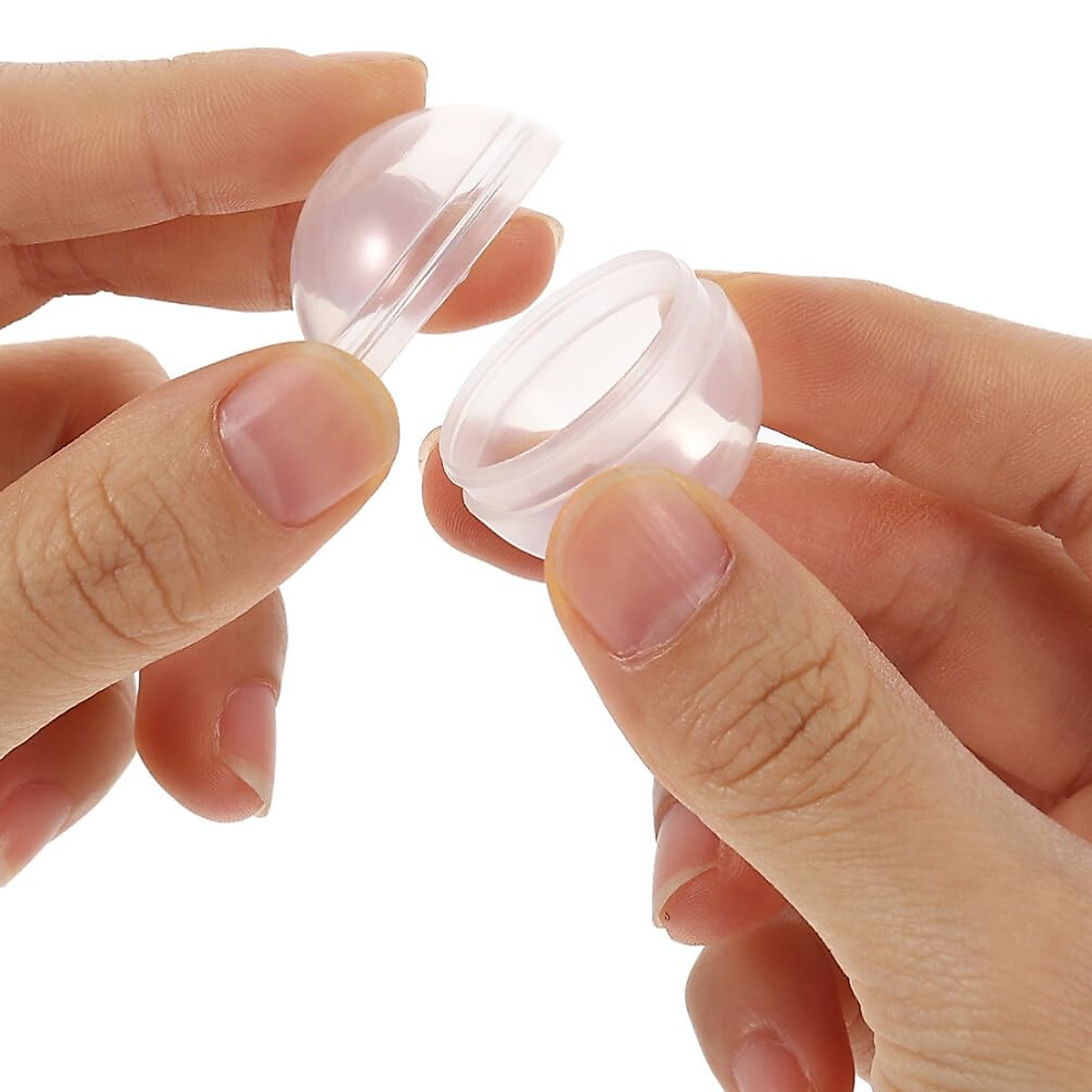 Vending+Machines 50pcs Gumball Vending Machine Capsules Small Round Capsules Bulk Clear Capsules Balls for Gumball Machines Vending Machine 38mm Bulk Candy