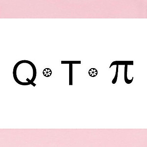 CafePress Cutie Pie = Q T Pi Genius Shirt Infant T Shirt Short Sleeve Baby Graphic T-Shirt Petal Pink