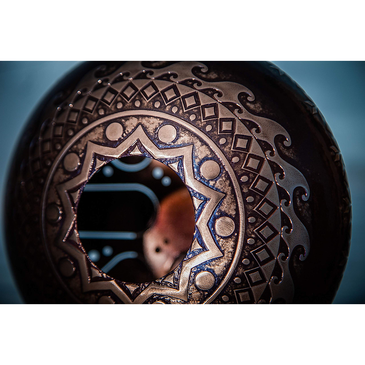 Tank Drum Kosmosky 9" (22 cm) KSY-56 "Triskele" B minor/Hand Pan/Steel Drum/Tongue drum/Singing bowl