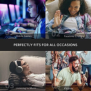 UGREEN Headphone Splitter 3.5mm 2 Female to 1 Male Mic and Audio Y Splitter TRRS Headset Adapter Cable Stereo Compatible with Laptop PS4 Xbox PC Phone Tablet Gaming