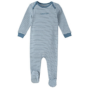 Calvin Klein Organic Baby Essentials Footed Coverall