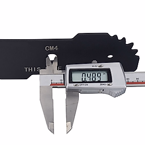 Haiouus 243801-02 Edger Blade, Compatible with Black & Decker 243801-00 LE750 & EH1000 Edger Replacement, Also Fits 40-519 Replacement Blade Edger (2)