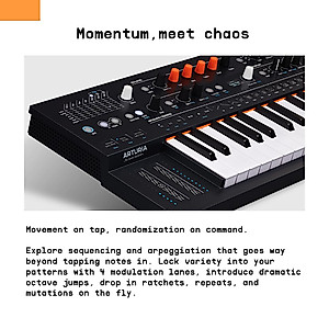 Arturia MiniFreak 37 Key Polyphonic 6-Voice Hybrid Synthesizer Keyboard