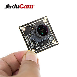 Arducam 1080P Low Light WDR Ultra Wide Angle USB Camera Module for Computer, 2MP CMOS IMX291 160 Degree Fisheye Mini UVC USB2.0 Webcam Board with Microphone, 3.3ft Cable for Windows Linux Mac OS