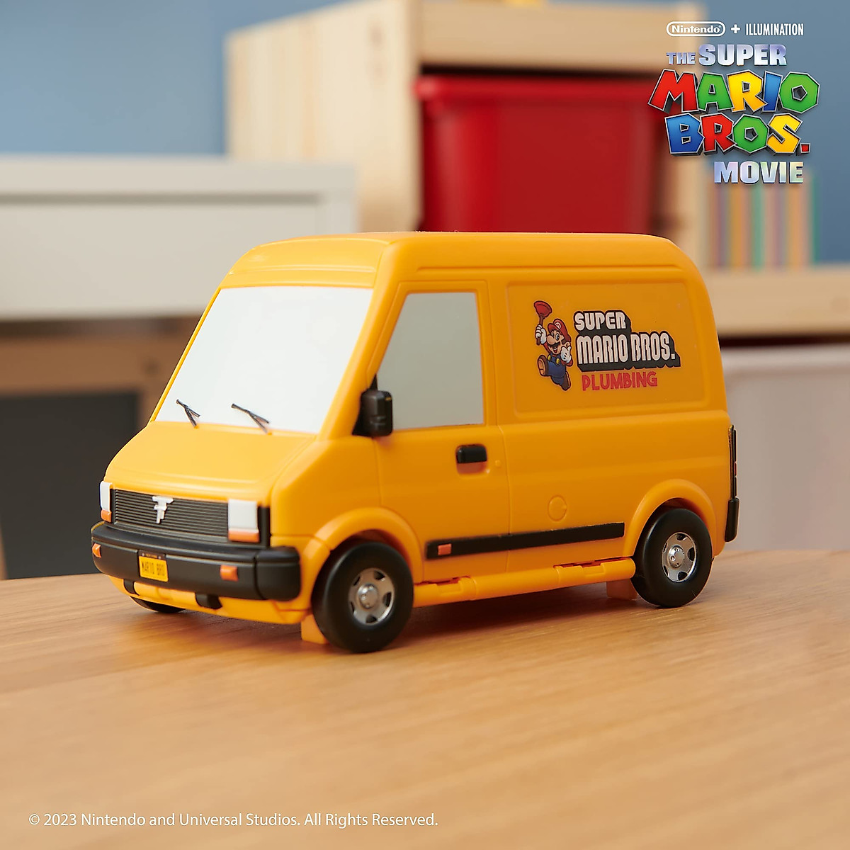 THE SUPER MARIO BROS. MOVIE – Van Playset with 1.25” Mini Mario Figure