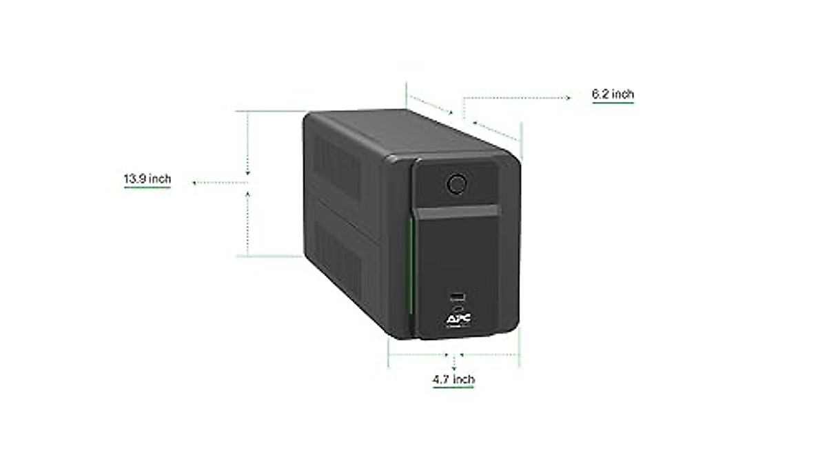 APC UPS 950VA Line Interactive UPS Battery Backup, BVK950M2 Backup ...