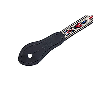 Levy's Leathers 1/2" Jacquard Weave Mandolin/Ukulele Strap with Dual Leather Strap Pin Ends. Adjustable to 50" (MJ19UKE-003)