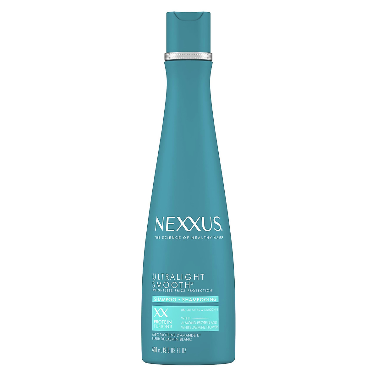 NEXXUS Ultralight Smooth Shampoo for Dry and Frizzy Hair Weightless Smooth Hair Treatment to Block Out Frizz 13.5 fl oz