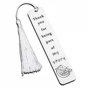 Thank You Gifts Appreciation Bookmark for Women Men Valentines Gifts Teachers Day Birthday Thanksgiving Gifts for Teacher Tutor Mentor Book Lover from Student Going Away Retirement Leaving Gifts