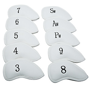 HISTAR Golf Club Head Covers Skull Design Golf Iron Head Covers Set Headcover Fit All Brands Titleist, Callaway, Ping, Taylormade, Cobra, Nike, Etc.