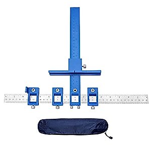 Cabinet Hardware Jig Tool Drill Guide Cabinet Handle Jig Cabinet Handle Template Tool Cabinet Knob Template Tool Power Tool Accessory Jig Cabinet Jig for Handles and Pulls with Storage