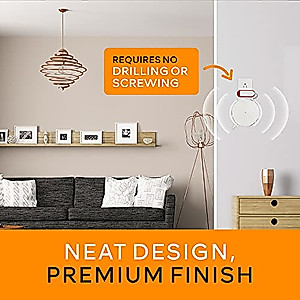 Bangcheer - Cable and Power Line Storage Boxes for WiFi Router, Easy-to-Install Deco Wall Mount Holder for Tp Link Deco M5, Red, Pack of 2
