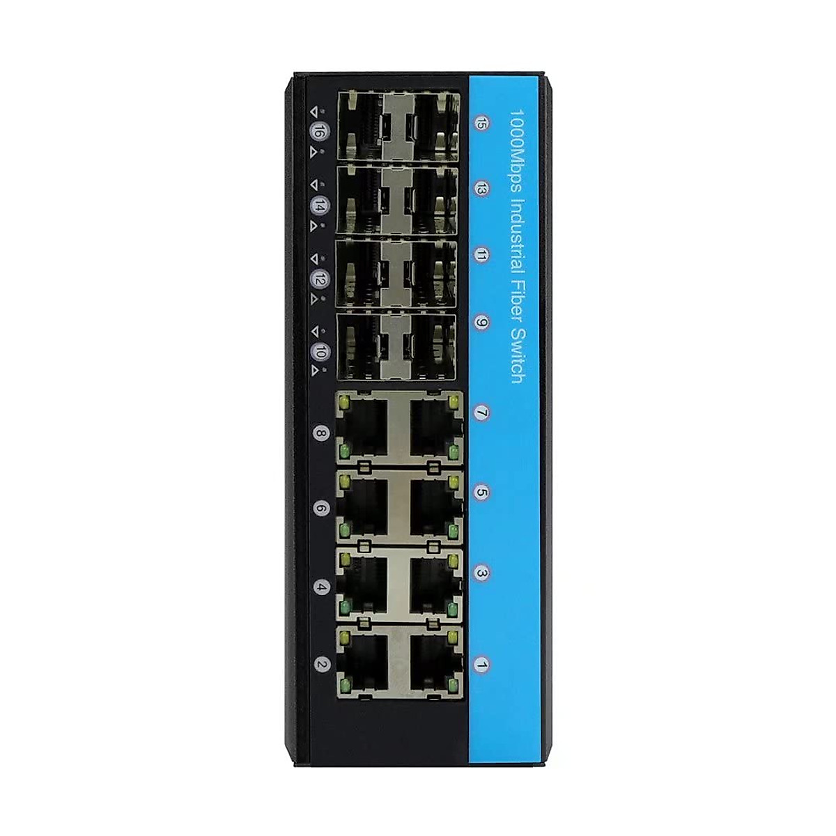OLYCOM POE Switch 8 port Managed Outdoor Switch L2 10/100/1000M 8 Port SFP with Din Rail Mounted Vlan QoS STP/RSTP