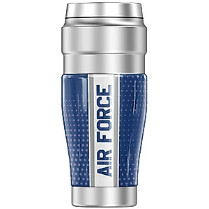 THERMOS U.S. Air Force Academy OFFICIAL Let 'Em Rip STAINLESS KING Stainless Steel Travel Tumbler, Vacuum insulated & Double Wall, 16oz