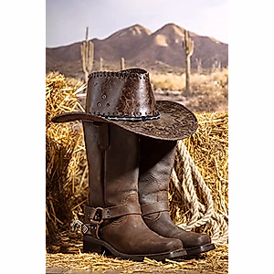 Gamboa Cowboy Hat Band Hat Bands for Cowboy Hats Cowboy Hat Band for Men Cowboy Hat Bands for Women Hair Bands Black