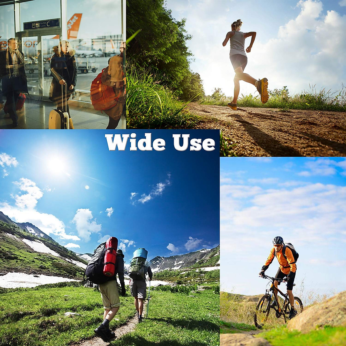 Kalevel Outdoor Travel Crossbody Backpack Casual Chest Bag Men Women (Gray,S)