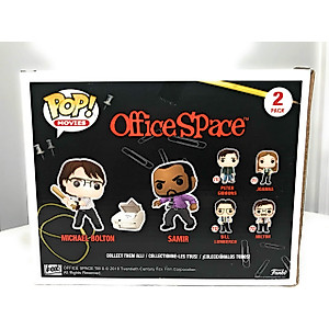 Funko POP! Movies: Office Space 2-Pack Michael Bolton & Samir Limited Edition Exclusive 2019 Spring Convention