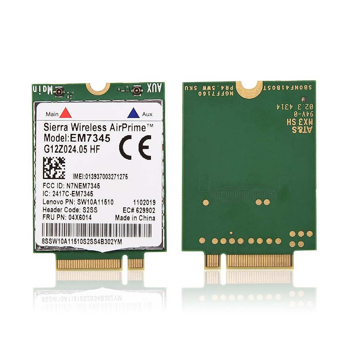 EM7345 Module Card,04X6014 4G LTE WWAN Card Module,ThinkPad Dedicated 4G Module,NGFF/M2 Interface for Thinkpad X250 X1C W550 T450 X240 T440 EM7345, High Speed LTE Mobile Broadband