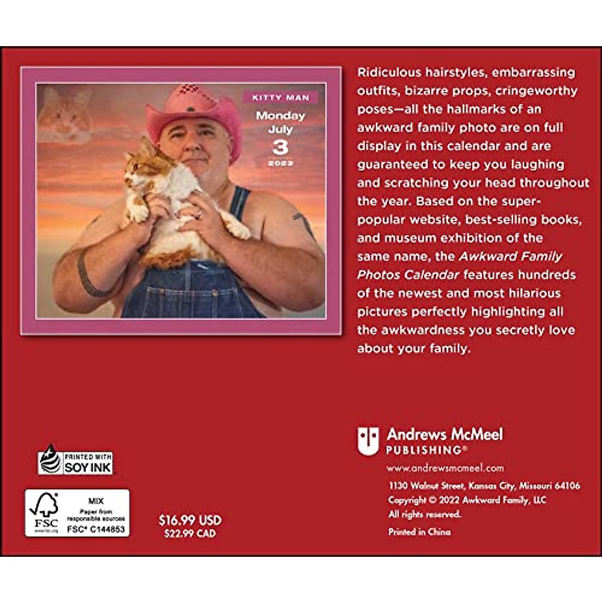 Awkward Family Photos 2023 Day-to-Day Calendar