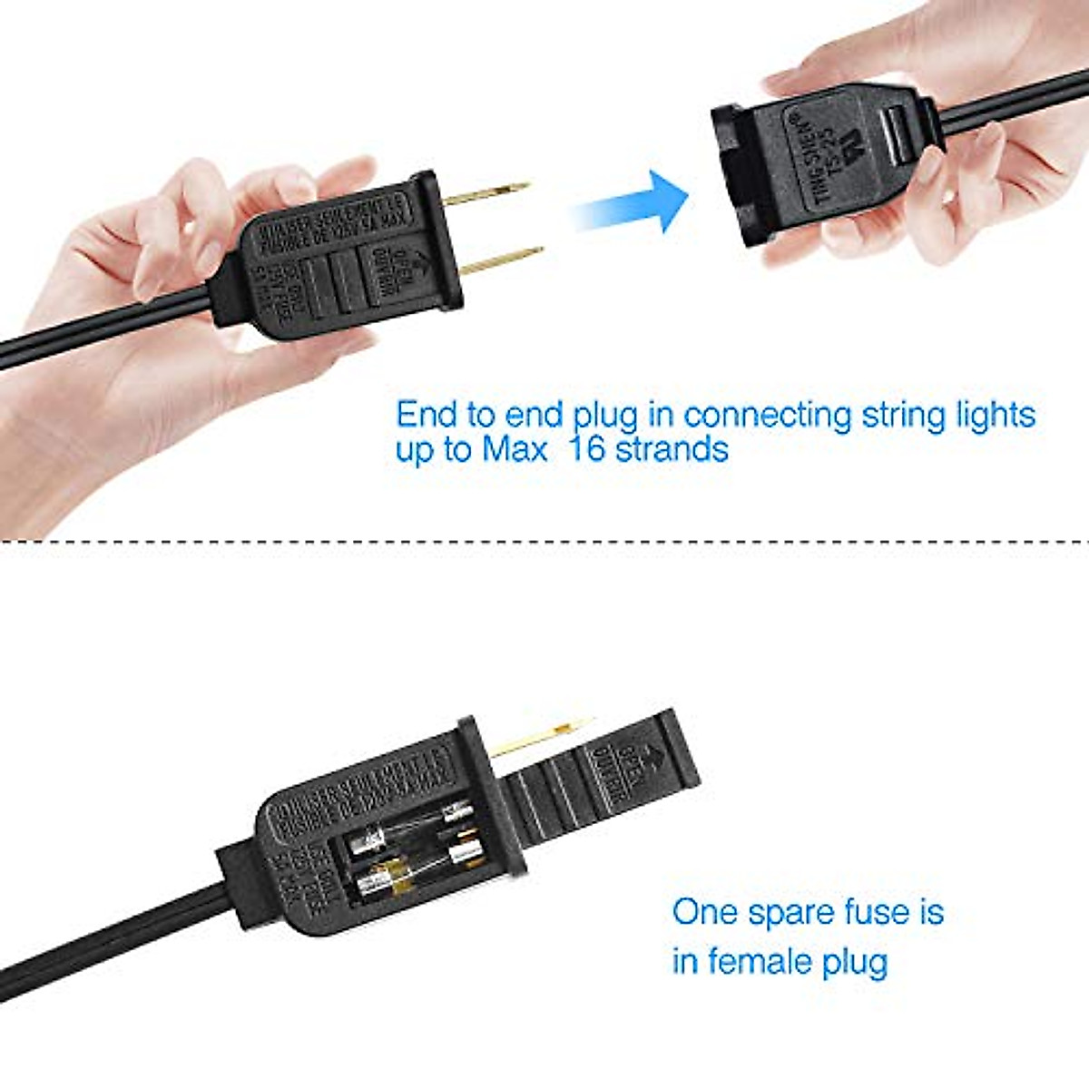 Banord 50FT G40 Globe String Lights, 2700K Waterproof Outdoor Lights with 26 Dimmable Plastic Bulbs, Shatterproof Patio Lights String, Porch Lights, Cafe Lights, Backyard Lights, E12 Screw Base