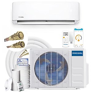 MRCOOL - DIY-12-HP-115B25 DIY 12k BTU 22 SEER Ductless Heat Pump Split System 3rd Generation - Energy Star 120v (DIY-12-HP-115B)