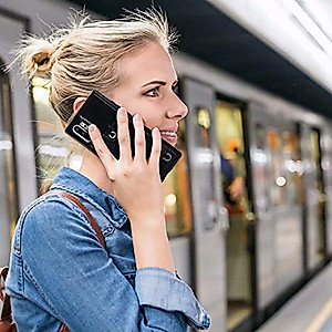 Jaorty PU Leather Wallet Case for Samsung Galaxy Note 10+ Plus/Pro/5G Necklace Lanyard Case Cover with Card Holder Adjustable Detachable Anti-Lost Neck Strap Case for Galaxy Note 10+/Pro/5G,6.8",Black