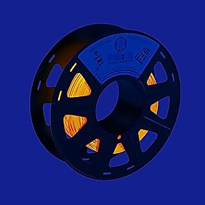 PRINTALOT TPU 3D Printer Filament, Dimensional Accuracy +/- 0.03 mm, 250gr Spool, 1.75 mm, Orange Fluo