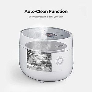 CUCKOO CR-0375F | 3-Cup/0.75-Quart (Uncooked) Micom Rice Cooker | 10 Menu Options: Oatmeal, Brown Rice & More, Touch-Screen, Nonstick Inner Pot | White