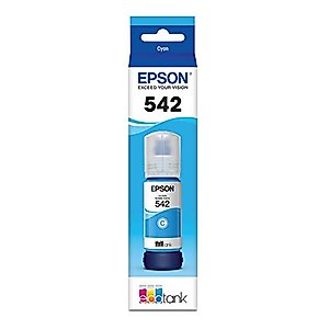 Epson EcoTank 542 Ink - Cyan