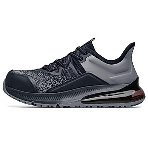 Shoes for Crews Gia, Women's Nano Composite Toe (NCT) Work Shoes, Slip Resistant, Water Resistant, Black, Size 9.5