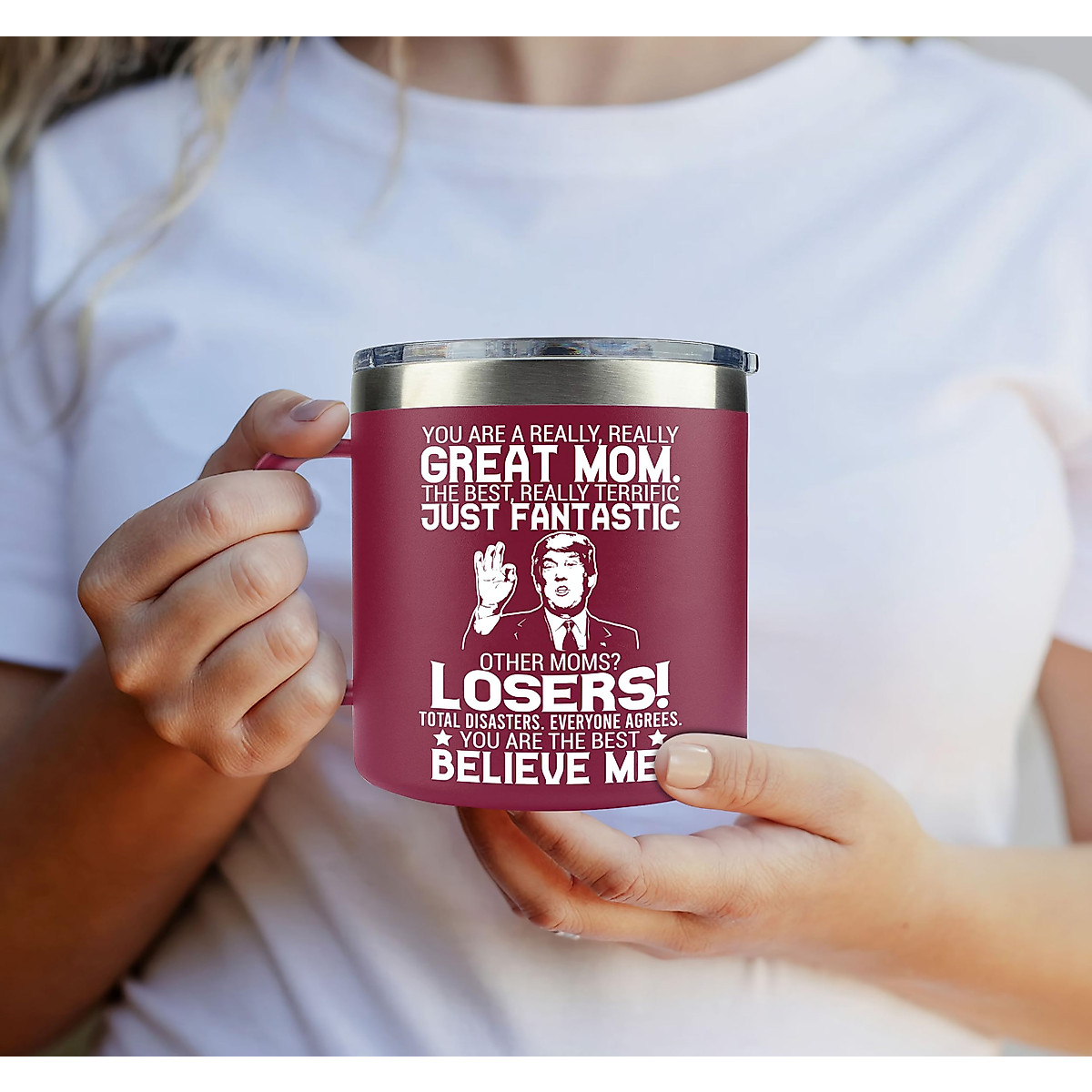 Mothers Day Gifts for Mom from Daughter, Son - Mom Gifts from Daughter, Son - Best Mom Gifts, Birthday Gifts for Mom, Mom Birthday Gifts Ideas, Funny Mom Gifts, Mom Present - Mom Novelty Mug 14Oz