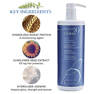 Brocato Cloud 9 Daily Restoring Conditioner, 32 Ounce, by Beautopia Hair