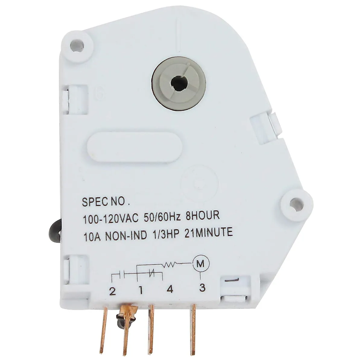 2-Pack W10822278 Refrigerator Defrost Timer Replacement for Whirlpool W4TXNWFWQ03 Refrigerator - Compatible with 482493 Defrost Timer - UpStart Components Brand