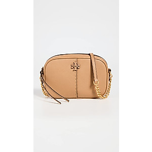 Tory Burch Women's McGraw Camera Bag, Tiramisu, Tan, One Size