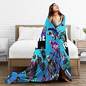 Game Blanket 3D Printing Super Soft Flannel Blanket Anime Warm Throw Blanket Fashion Sofa Bedding 1-50"x40"