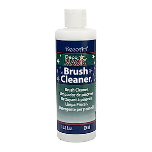 DecoArt DS3-9 DecoMagic Brush Cleaner, 8-Ounce, DecoMagic Brush Cleaner