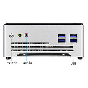 KINGDEL K8 Mini PC i9 9th Gen. i9-9880H Processors 16MB Cache 8 Cores Up to 4.80GHz 16GB DDR4 RAM 512GB SSD Desktop Computer 6xUSB3.0 2xLan