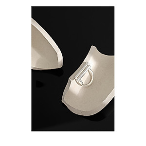 925 Sterling Silver Open Ring, Geometric Double Bar Women'S Jewelry, Wedding Party Silver One Size